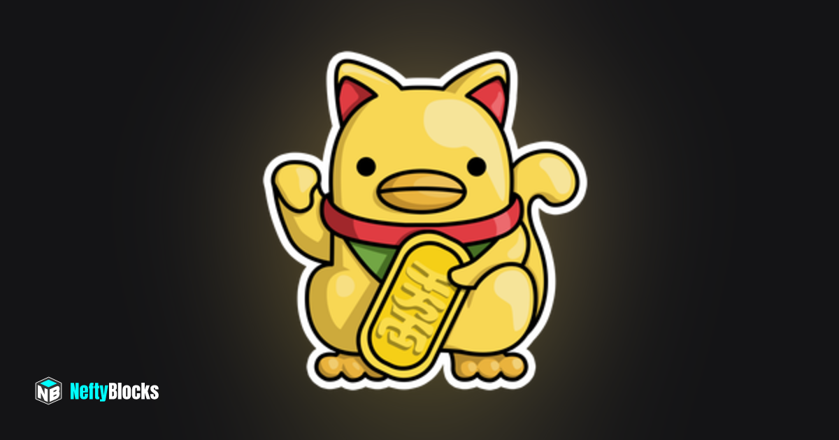 Lucky Ducky Cat | NeftyBlocks | The #1 Trade to Earn NFT Marketplace on WAX