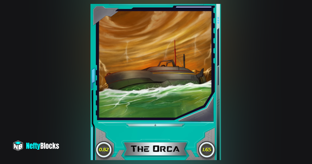 The Orca #44 | NeftyBlocks | The #1 Trade to Earn NFT Marketplace on WAX