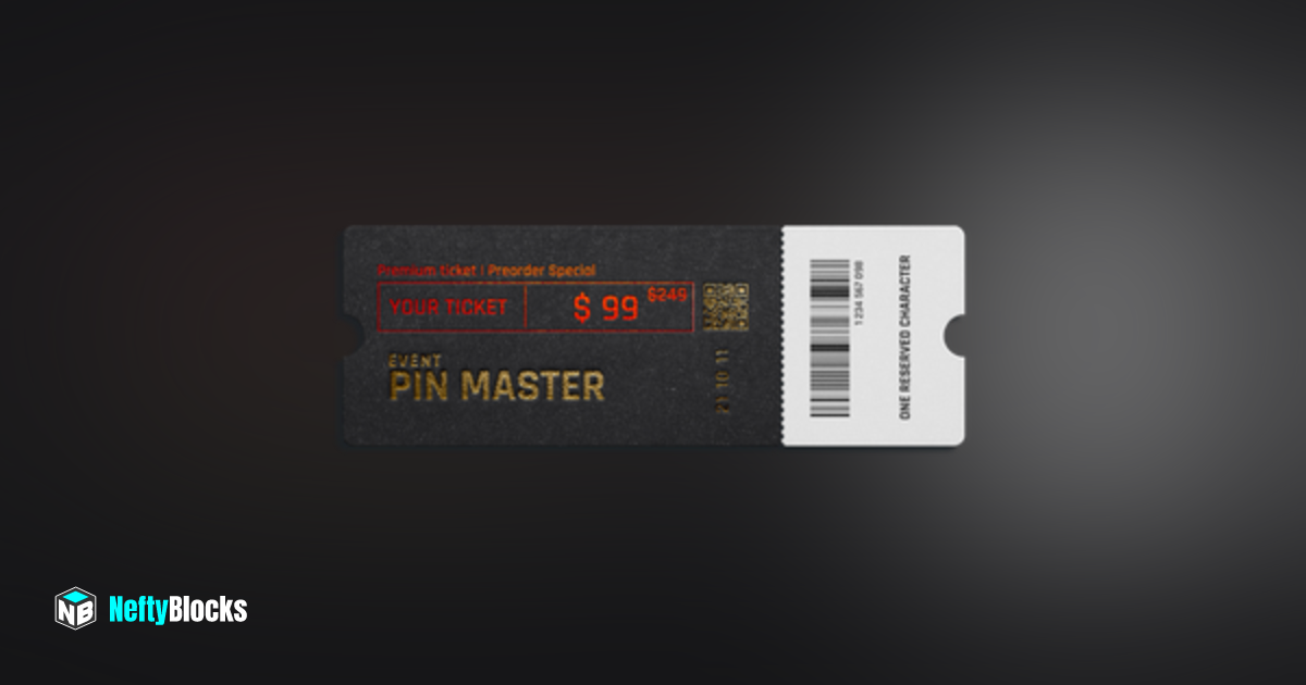 One redeemable character ticket #540 | NeftyBlocks | The #1 Trade to ...