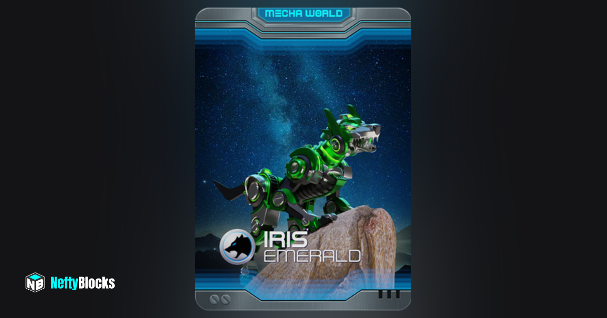 Iris Emerald #82 | NeftyBlocks | The #1 Trade to Earn NFT Marketplace on WAX