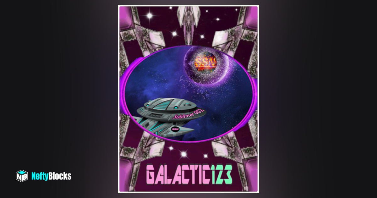 SSN Sublimer - Model 002 - Galactic123 | NeftyBlocks | The #1 Trade to Earn NFT Marketplace on WAX