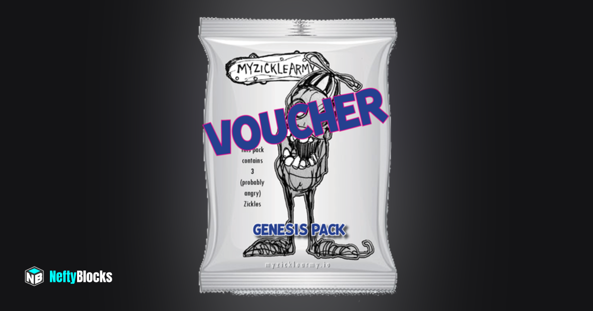 Voucher: 1 My Zickle Army GENESIS Pack | NeftyBlocks | The #1 Trade to ...