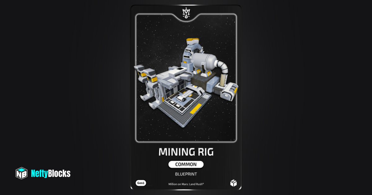 Common Mining Rig #860 | NeftyBlocks | The #1 Trade to Earn NFT ...