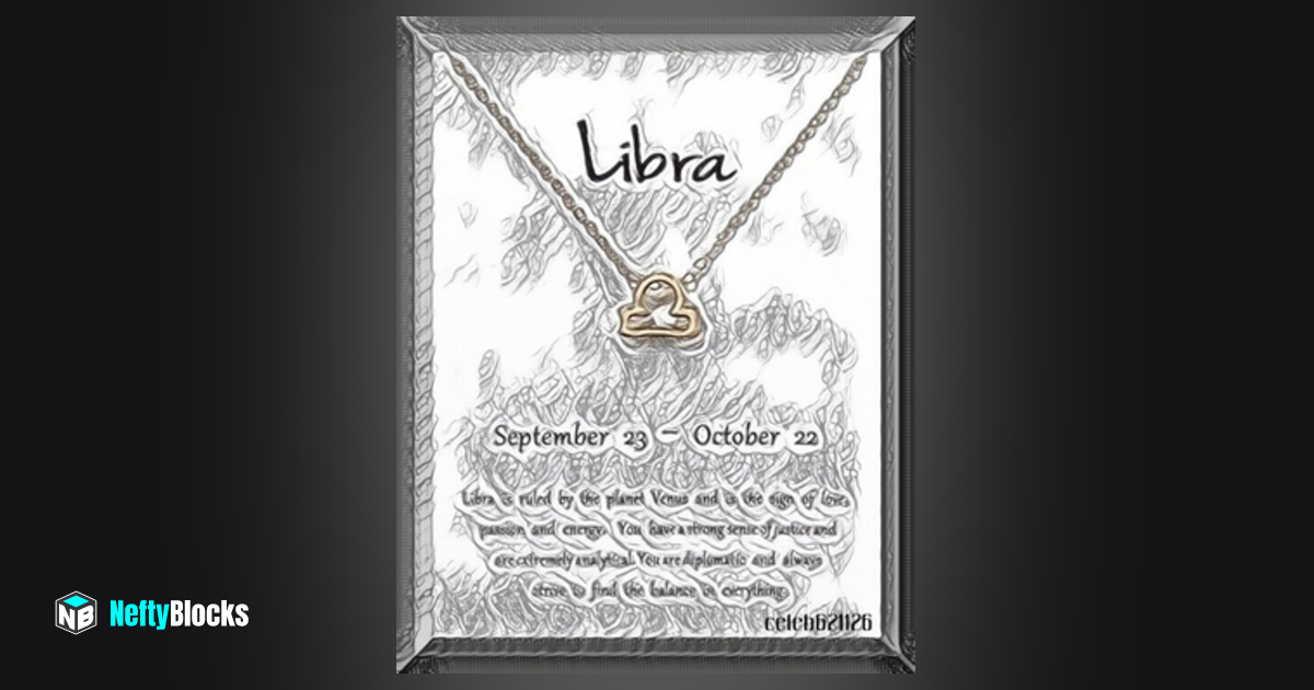Libra lucky charm #58 | NeftyBlocks | The #1 Trade to Earn NFT Marketplace on WAX