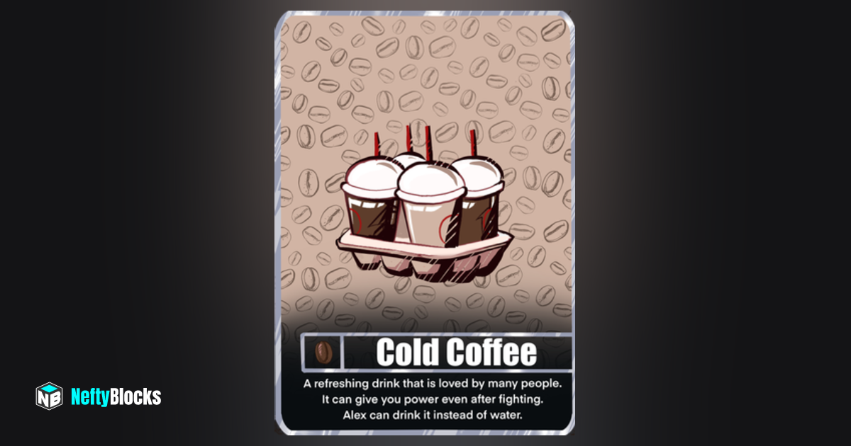 Cold coffee #1046 | NeftyBlocks | The #1 Trade to Earn NFT Marketplace ...