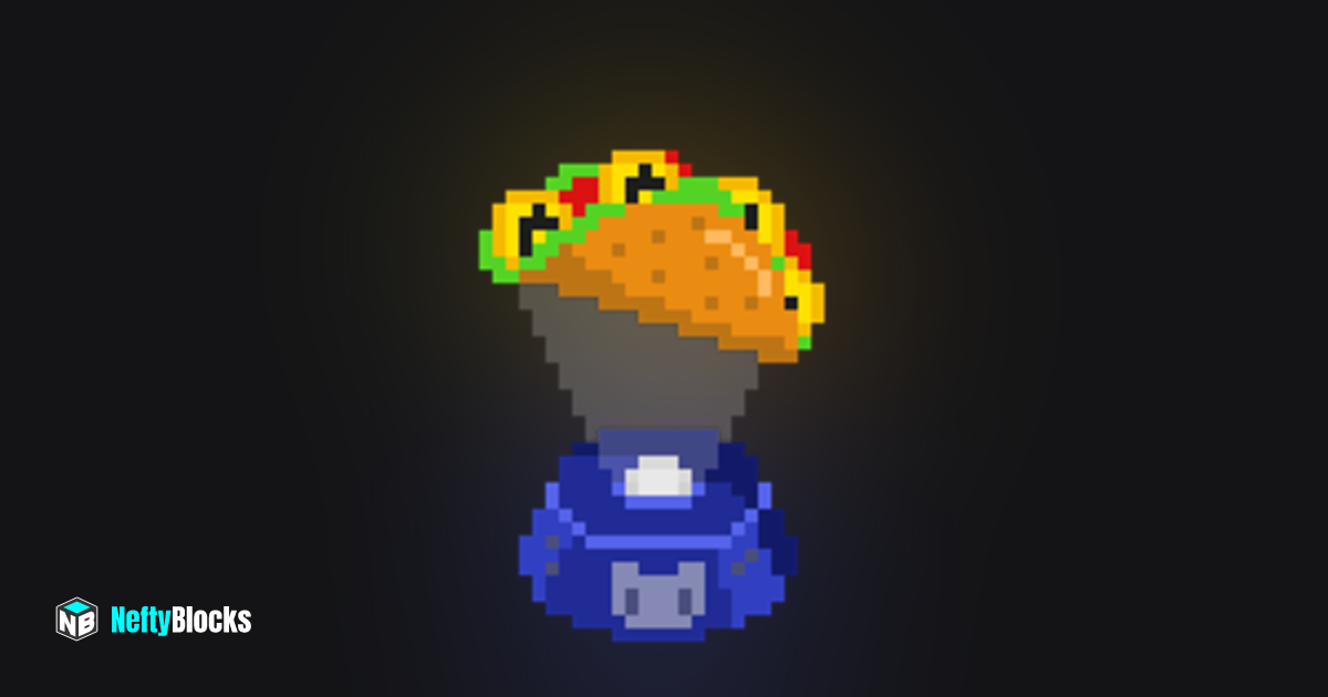 Taco Duster #44 | NeftyBlocks | The #1 Trade to Earn NFT Marketplace on WAX