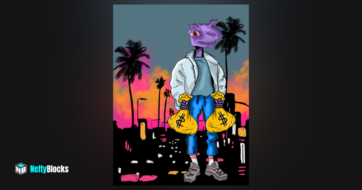 Mythic Psycho Dino | NeftyBlocks | The #1 Trade to Earn NFT Marketplace ...