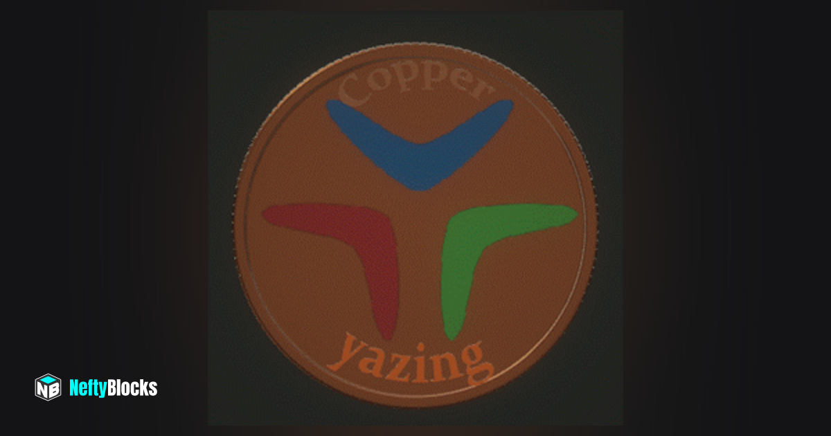Yazing Copper Token #87 | NeftyBlocks | The #1 Trade to Earn NFT ...