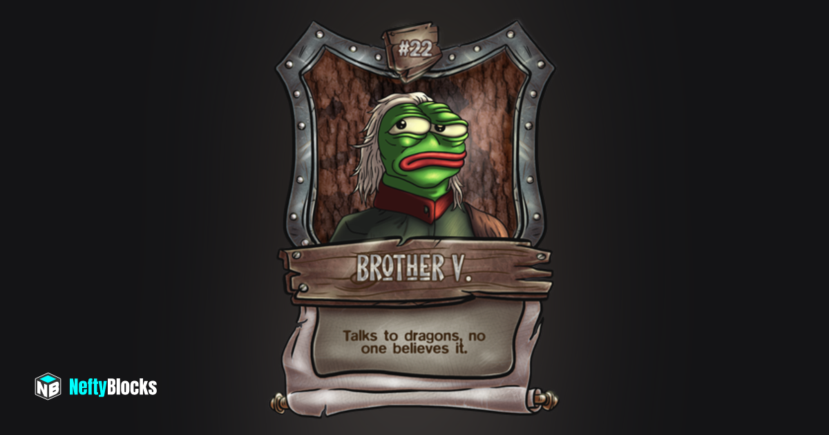 Brother V. | NeftyBlocks | The #1 Trade to Earn NFT Marketplace on WAX