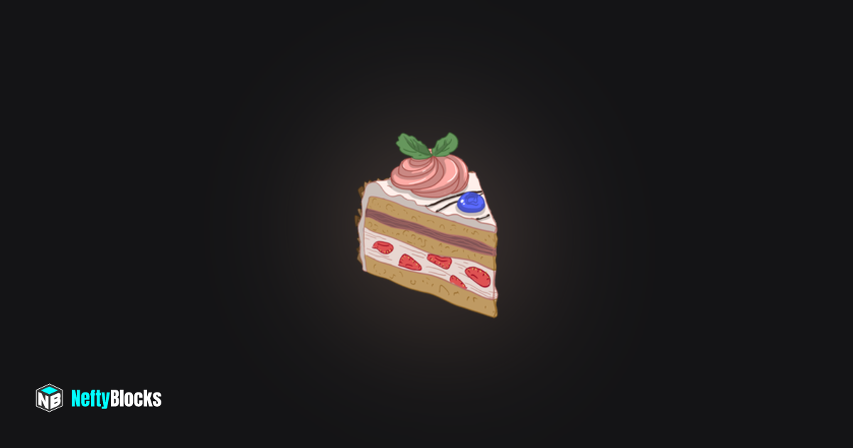 Slice of Cake #170 | NeftyBlocks | The #1 Trade to Earn NFT Marketplace ...