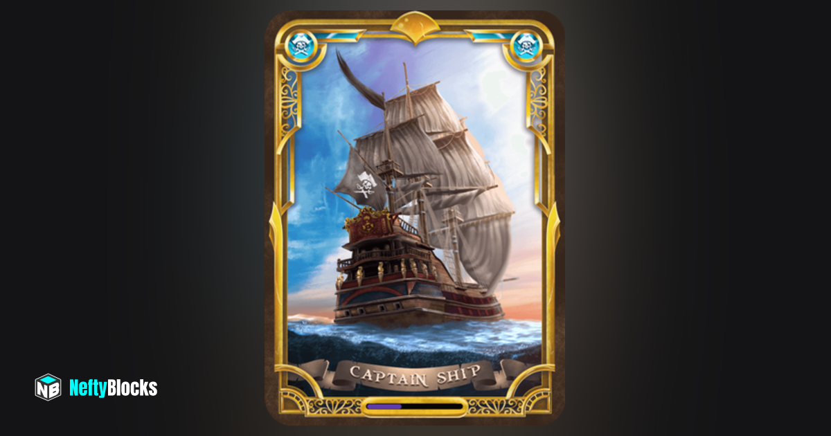 Captain Ship lvl3 | NeftyBlocks | The #1 Trade to Earn NFT Marketplace ...