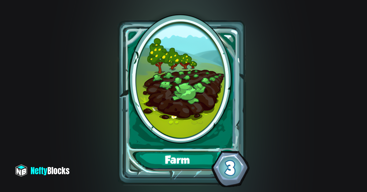 Farm #2172 | NeftyBlocks | The #1 Trade to Earn NFT Marketplace on WAX