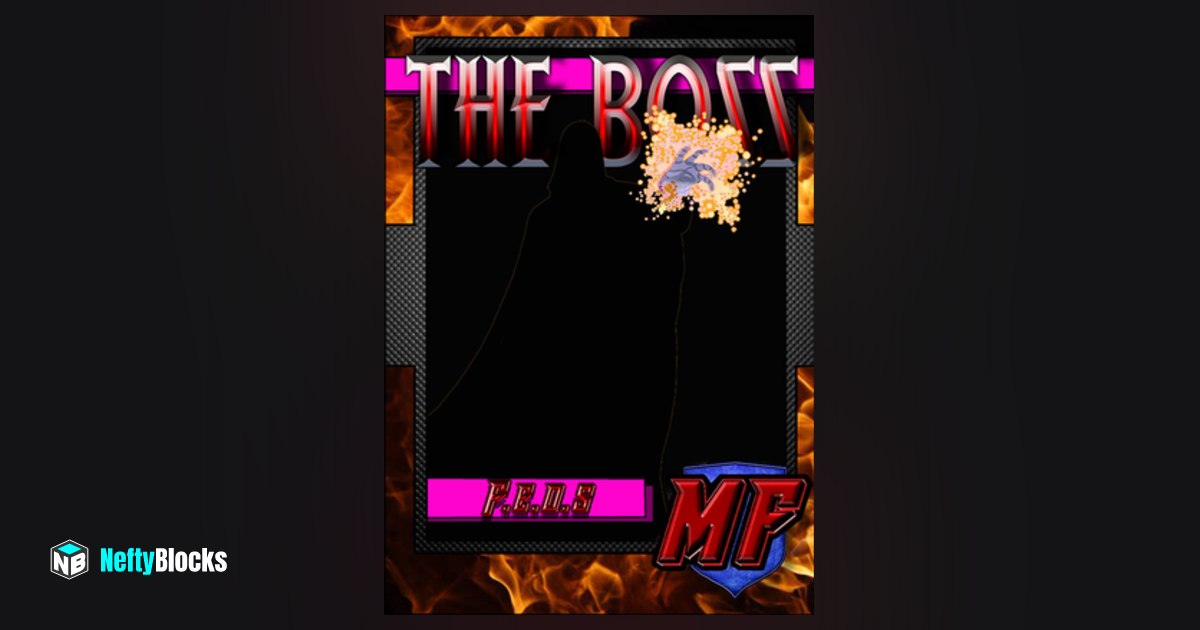 “The Boss” #347 | NeftyBlocks | The #1 Trade to Earn NFT Marketplace on WAX