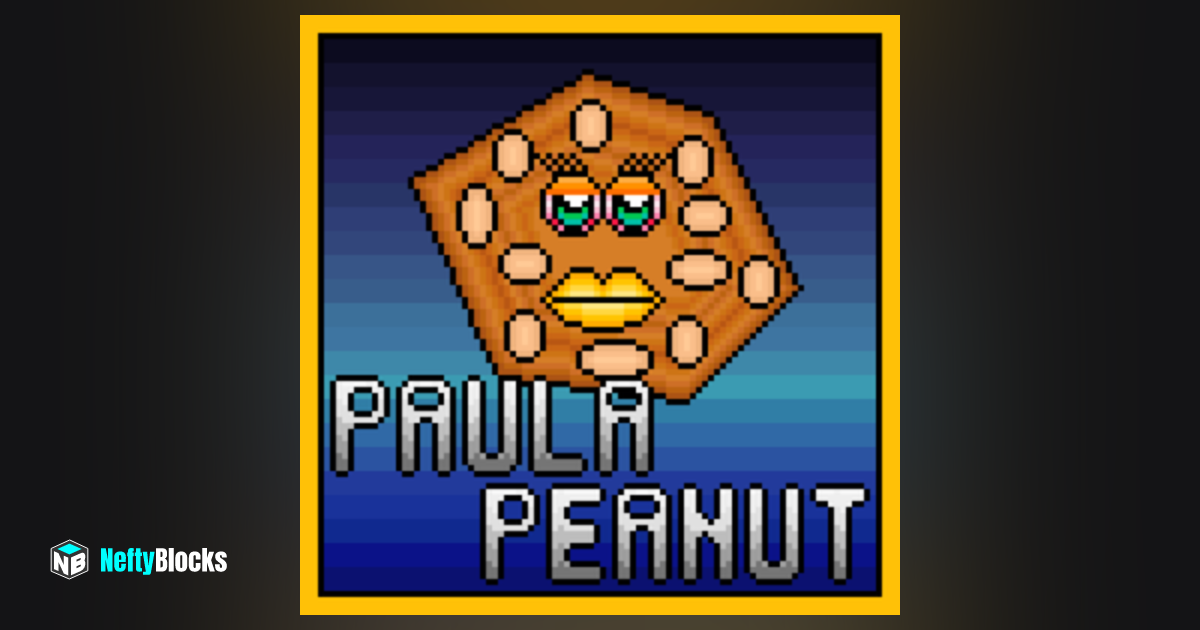 Paula Peanut #82 | NeftyBlocks | The #1 Trade to Earn NFT Marketplace ...