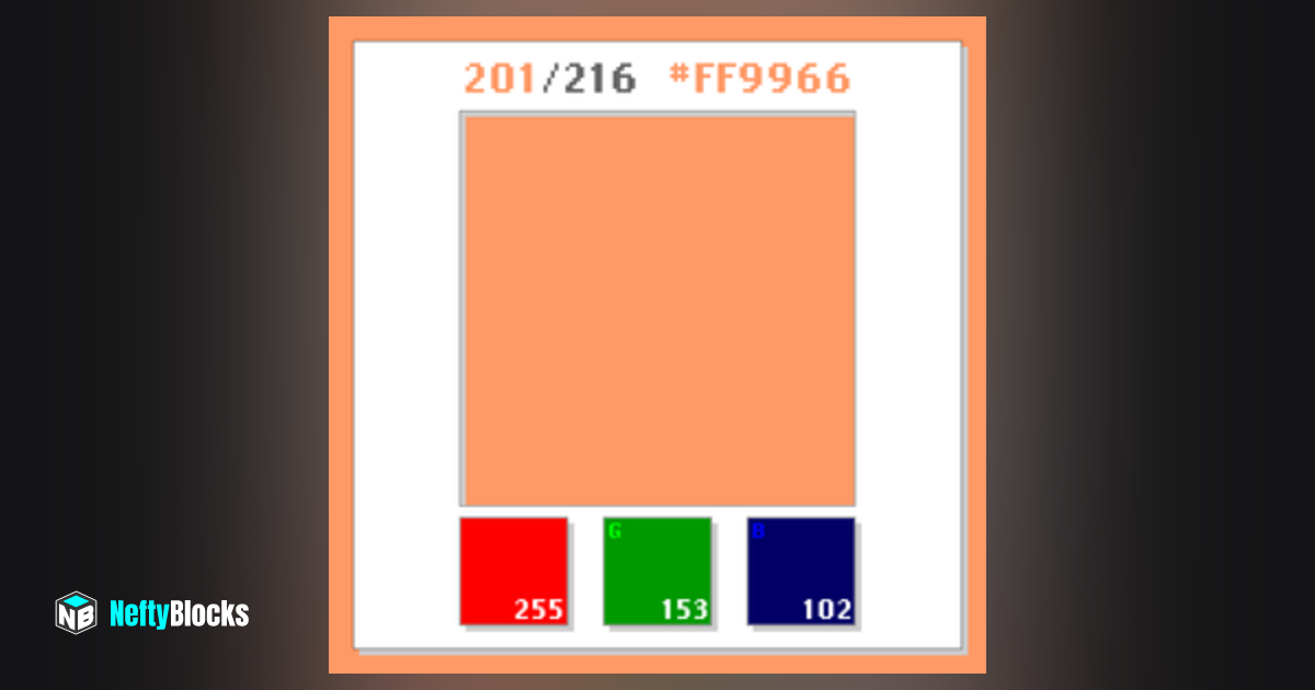 #FF9966 - 255,153,102 | NeftyBlocks | The #1 Trade to Earn NFT ...