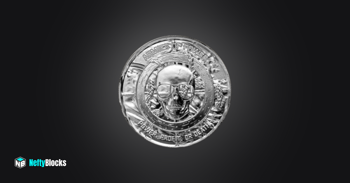 Silver Challenge Coin #1262 | NeftyBlocks | The #1 Trade to Earn NFT ...