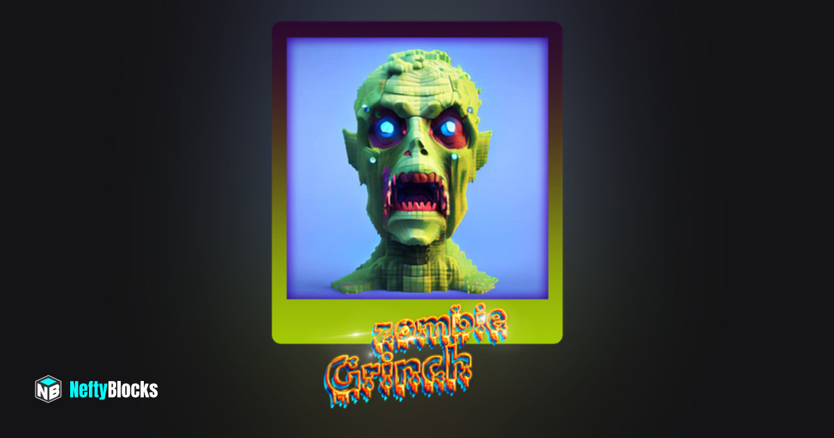 Grinch zombie #3 | NeftyBlocks | The #1 Trade to Earn NFT Marketplace ...