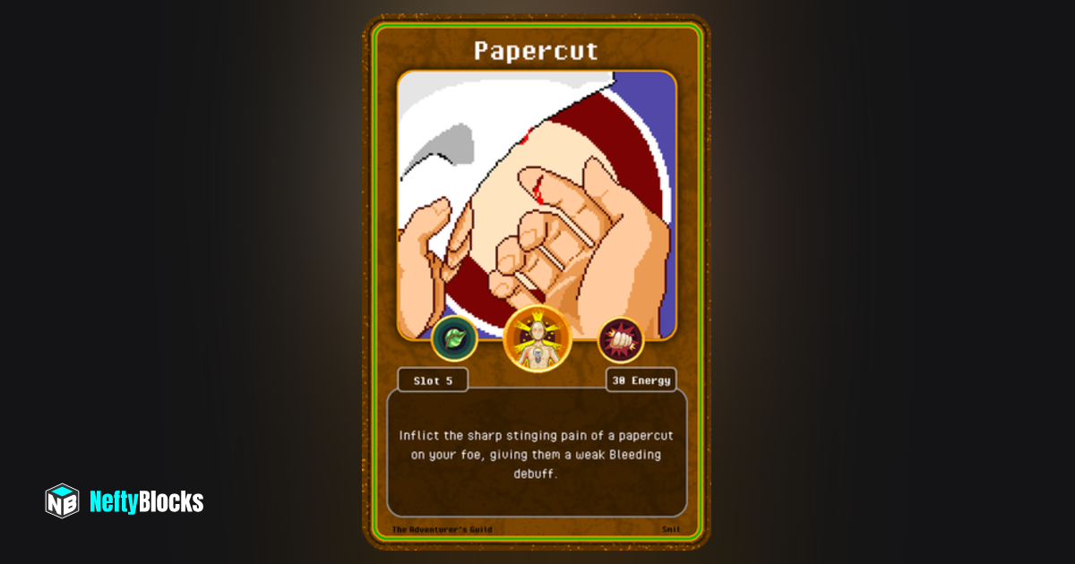 Papercut #55 | NeftyBlocks | The #1 Trade to Earn NFT Marketplace on WAX