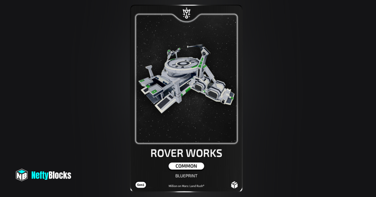 Common Rover Works #240 | NeftyBlocks | The #1 Trade to Earn NFT ...