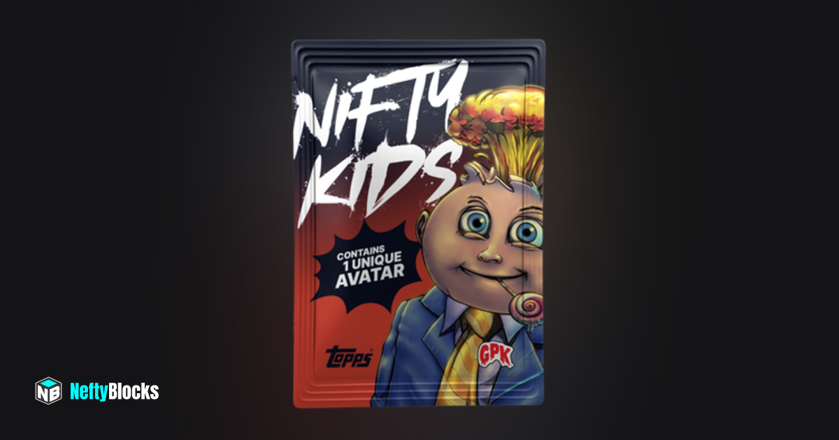 Nifty Kids Pack #610 | NeftyBlocks | The #1 Trade to Earn NFT Marketplace on WAX