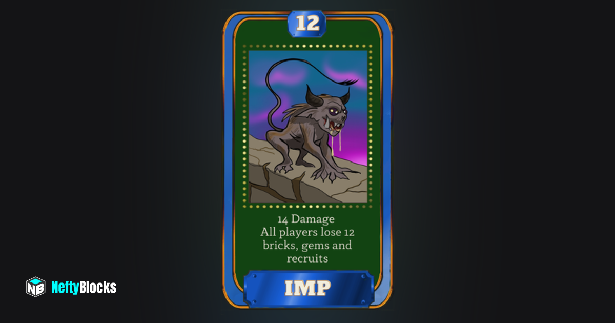 Imp | NeftyBlocks | The #1 Trade to Earn NFT Marketplace on WAX