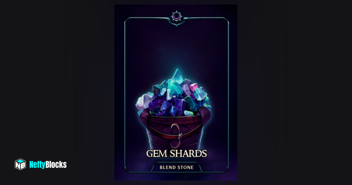 Gem Shards #1946 | NeftyBlocks | The #1 Trade to Earn NFT Marketplace ...