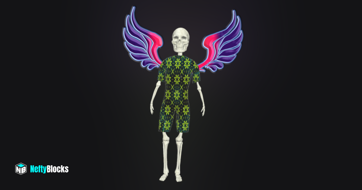 Mr. Skully - Wear Your... Spirit Wings 1-3 #48 | NeftyBlocks | The #1 ...