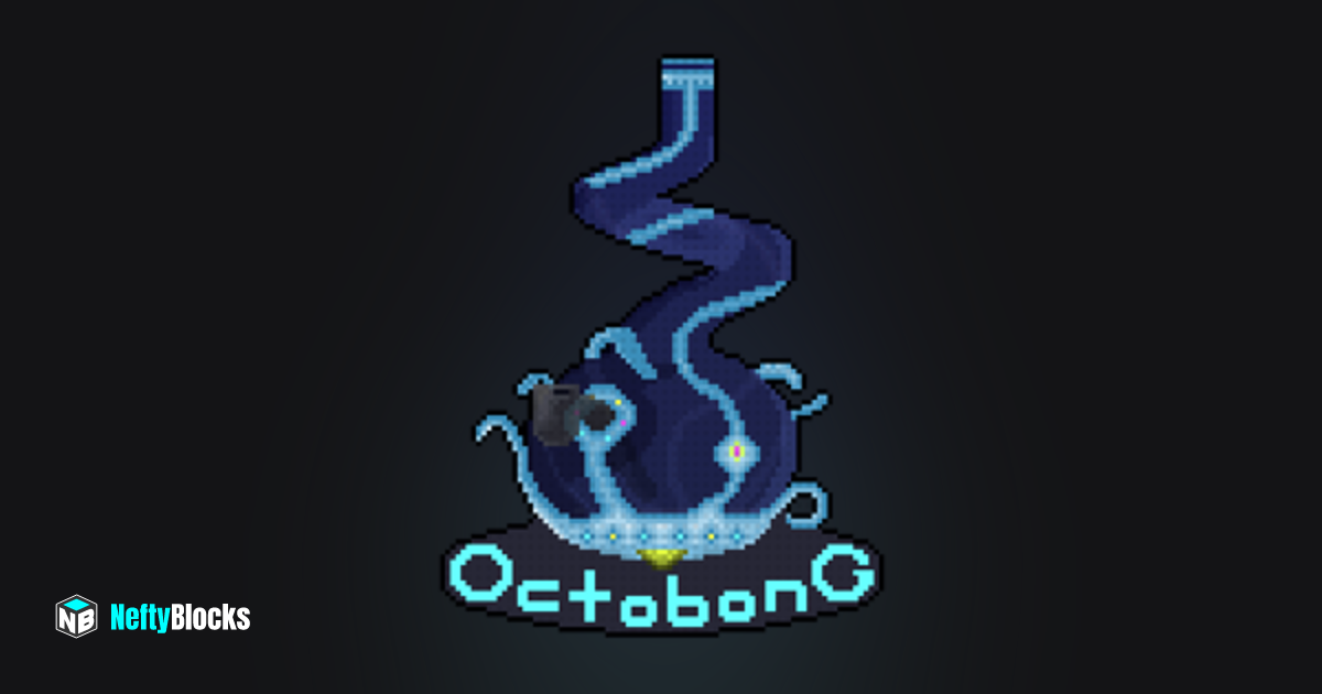 Octobong Sticker (Stuck) #245 | NeftyBlocks | The #1 Trade to Earn NFT ...