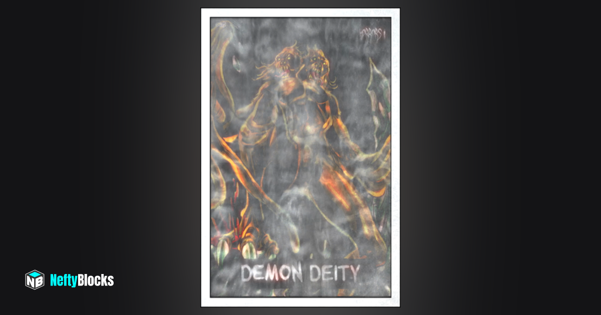 Demon Deity | NeftyBlocks | The #1 Trade to Earn NFT Marketplace on WAX