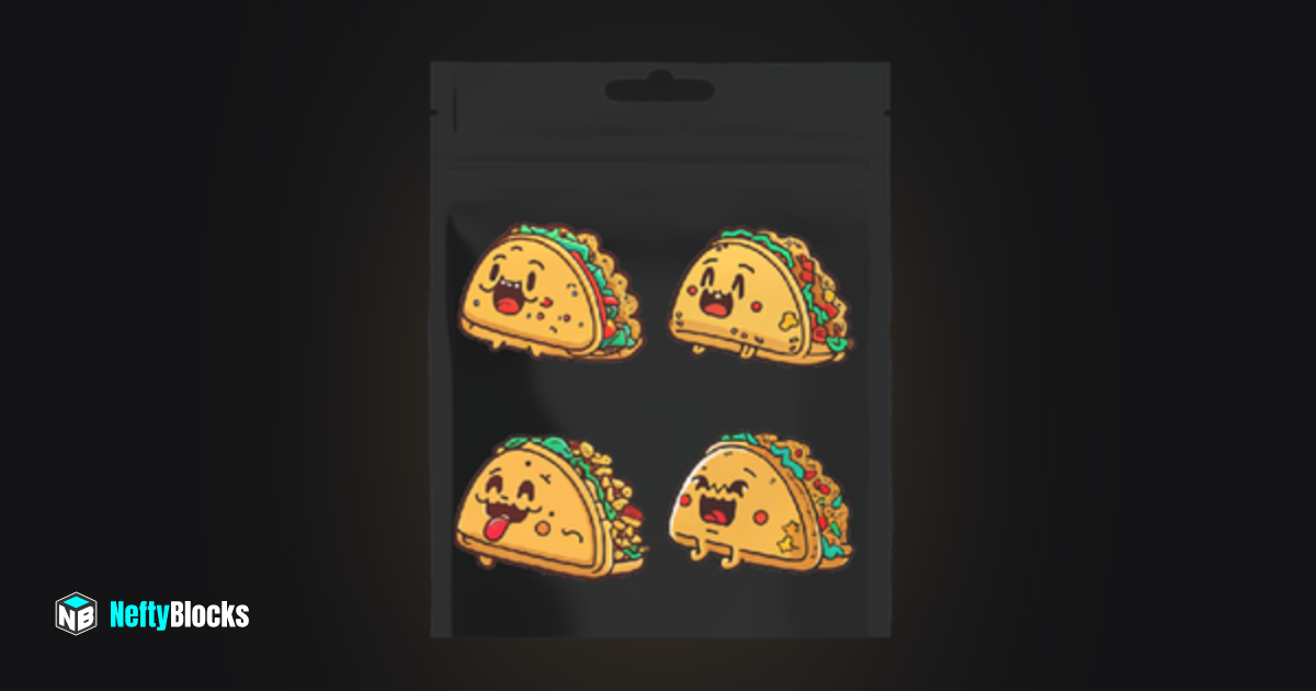 Talking Taco Pack #93 | NeftyBlocks | The #1 Trade to Earn NFT ...