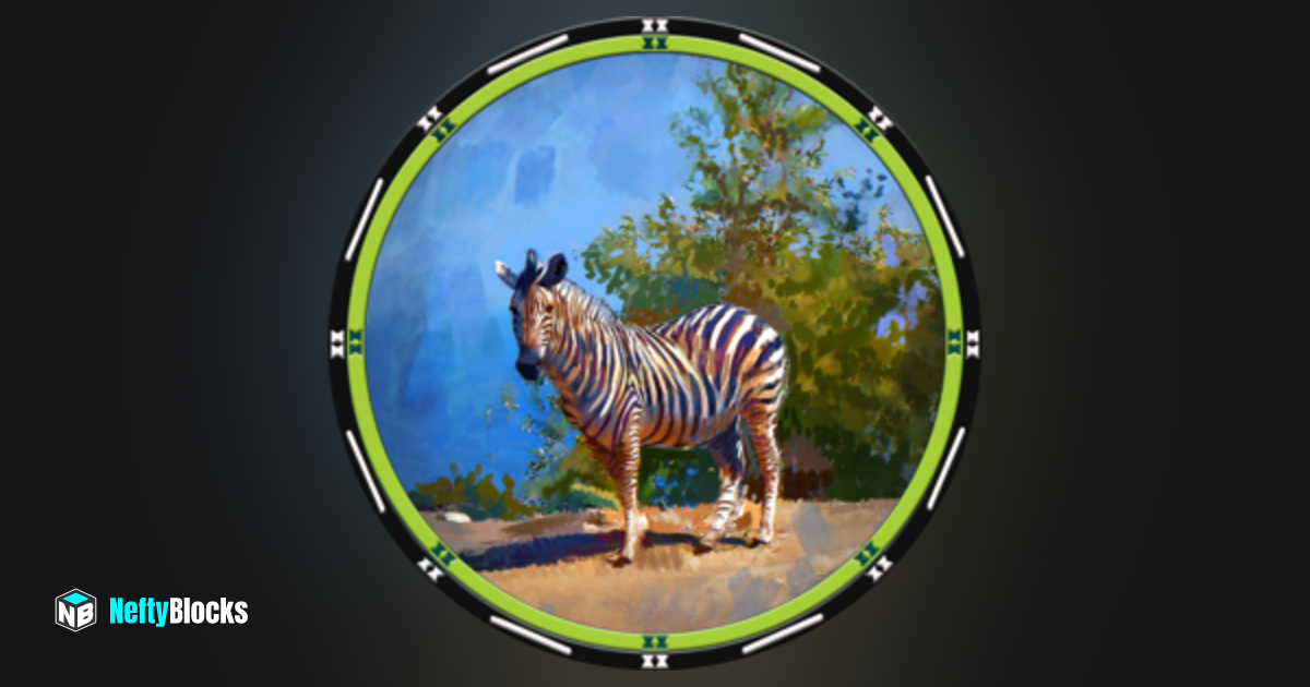 Zebra Mare #518 | NeftyBlocks | The #1 Trade to Earn NFT Marketplace on WAX