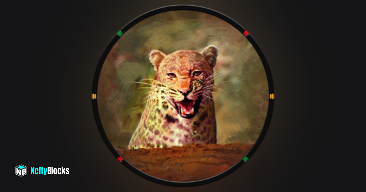 Leopard #461 | NeftyBlocks | The #1 Trade to Earn NFT Marketplace on WAX