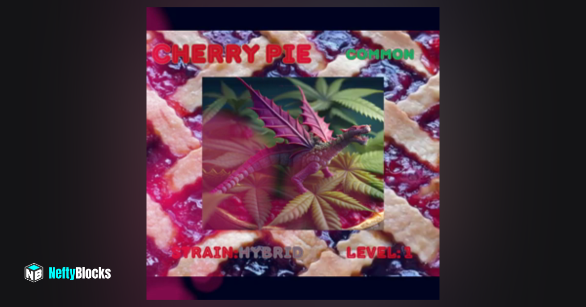 Cherry Pie #152 | NeftyBlocks | The #1 Trade to Earn NFT Marketplace on WAX