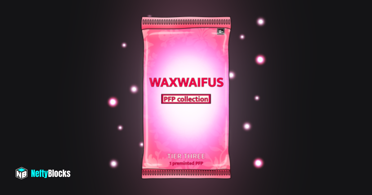 waxwaifus pfp pack - tier three #97 | NeftyBlocks | The #1 Trade to ...