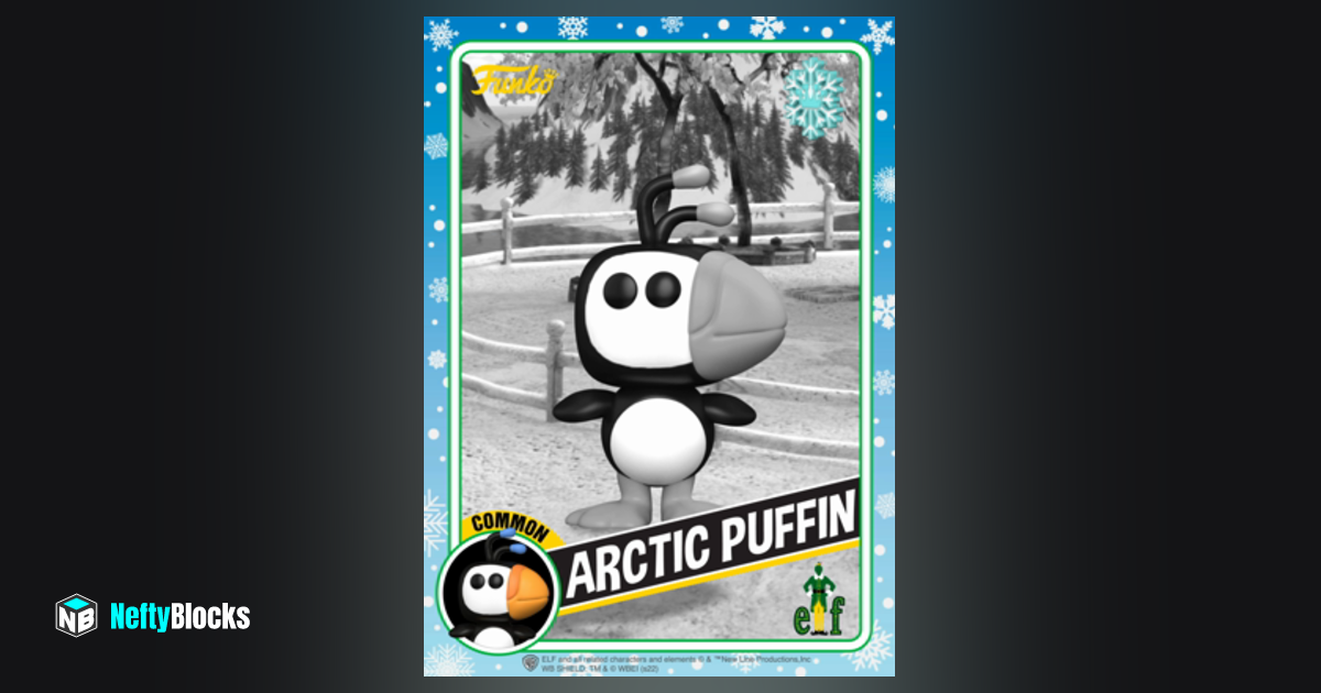 Arctic Puffin #1853 | NeftyBlocks | The #1 Trade to Earn NFT ...