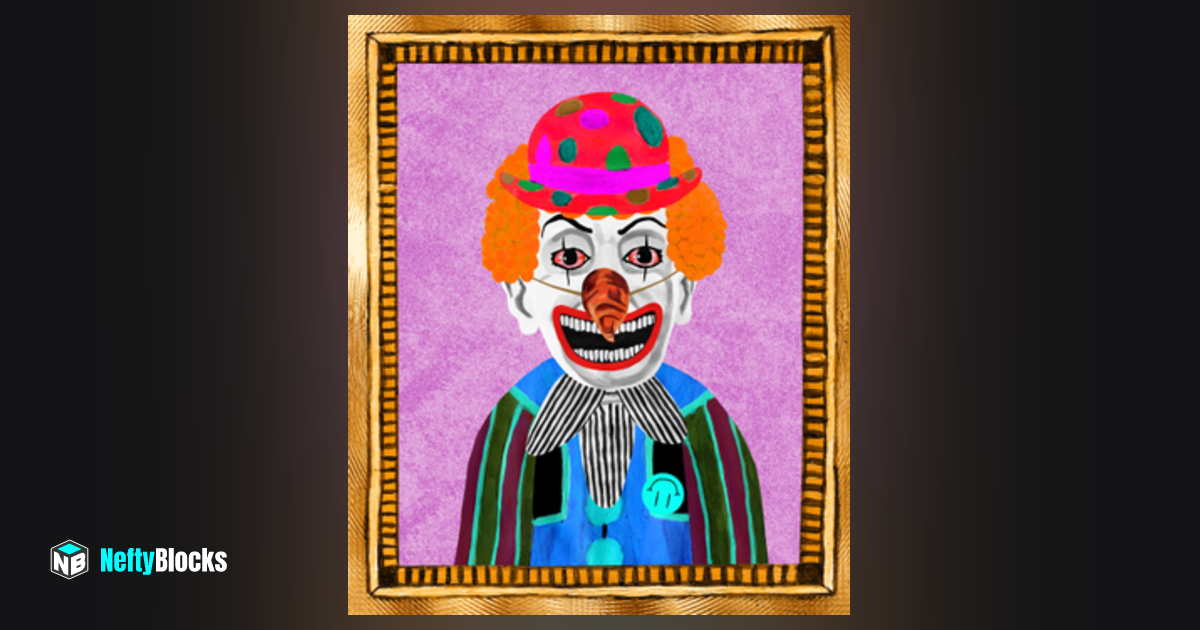 Clown #077 #8 | NeftyBlocks | The #1 Trade to Earn NFT Marketplace on WAX