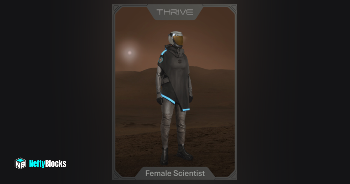 Female Scientist #2095 | NeftyBlocks | The #1 Trade to Earn NFT ...