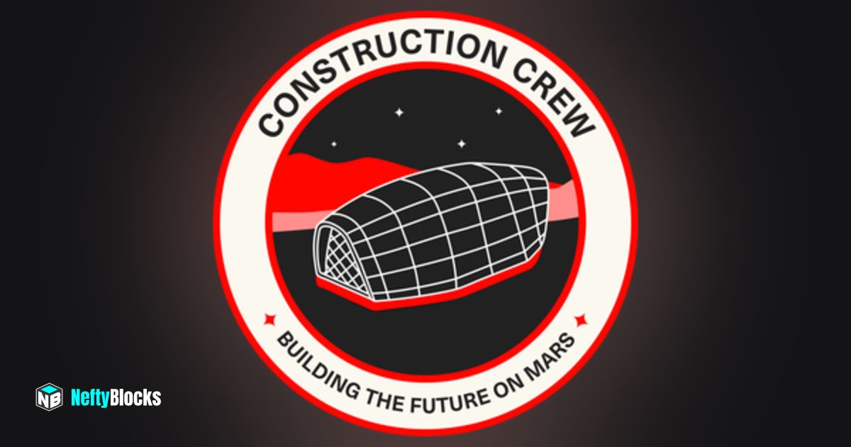 Construction Crew Patch #798 | NeftyBlocks | The #1 Trade to Earn NFT ...