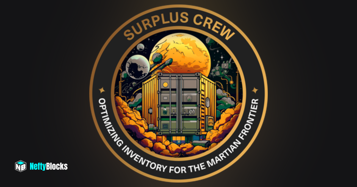 Surplus Crew Patch #61 | NeftyBlocks | The #1 Trade to Earn NFT Marketplace on WAX