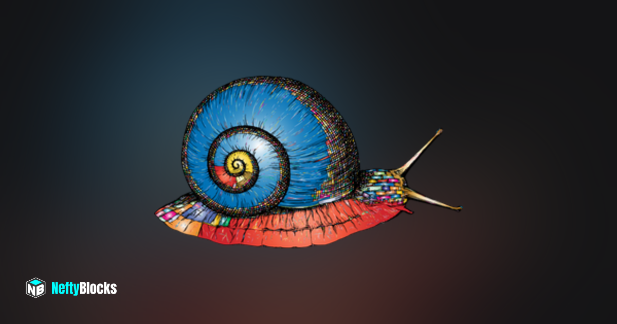 Psychedelic Snail #2 | NeftyBlocks | The #1 Trade to Earn NFT Marketplace on WAX