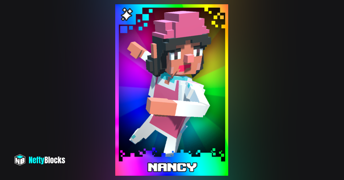 Nancy #3 | NeftyBlocks | The #1 Trade to Earn NFT Marketplace on WAX