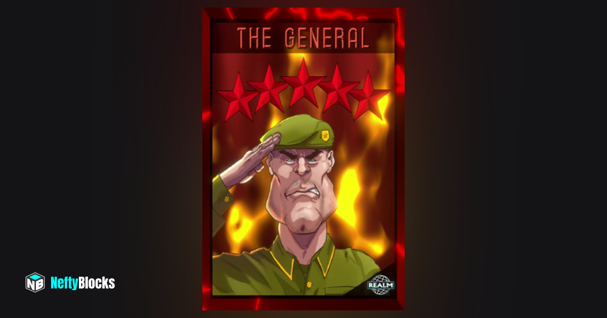 The General | NeftyBlocks | The #1 Trade to Earn NFT Marketplace on WAX