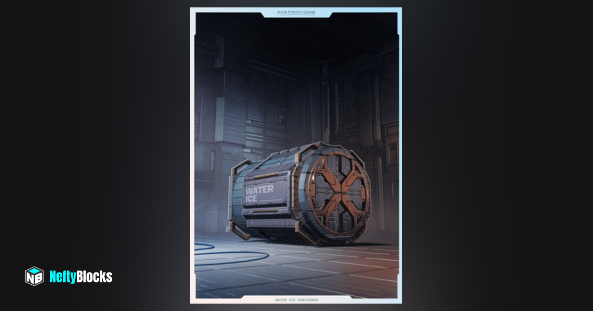 Water Ice Container | NeftyBlocks | The #1 Trade to Earn NFT ...