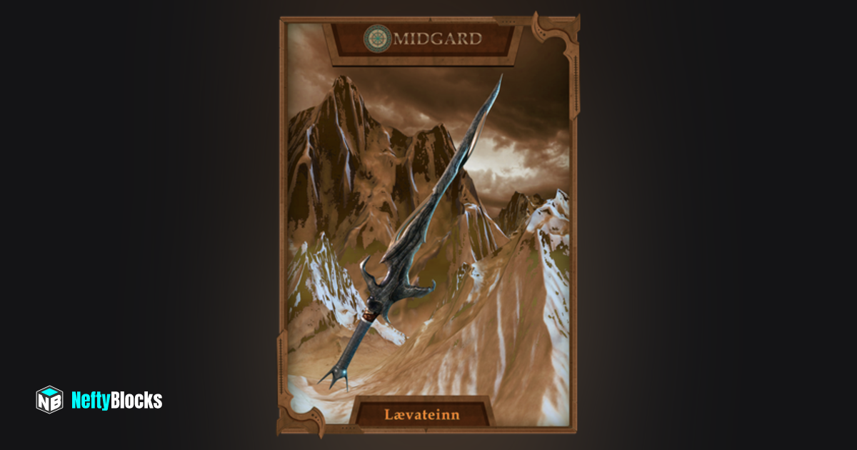 Lævateinn #2589 | NeftyBlocks | The #1 Trade to Earn NFT Marketplace on WAX