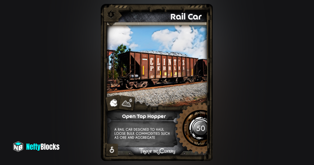 Small Open Top Hopper #457 | NeftyBlocks | The #1 Trade to Earn NFT ...