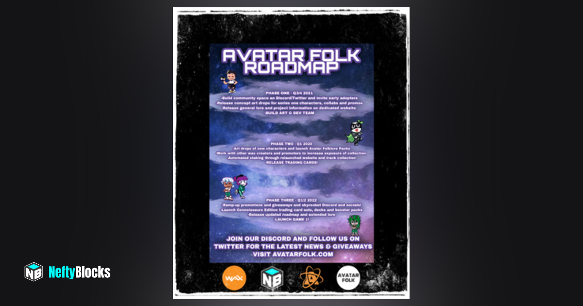 Avatar Folk Roadmap - Winter 2021 #129 | NeftyBlocks | The #1 Trade to ...