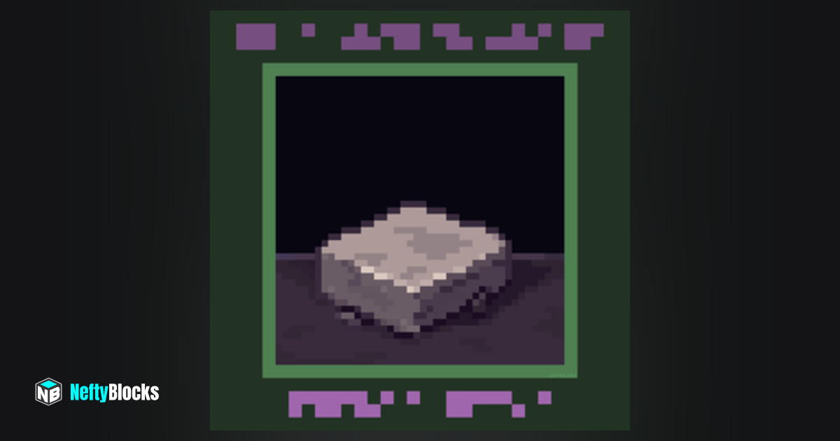 Stone Tile #57 | NeftyBlocks | The #1 Trade to Earn NFT Marketplace on WAX