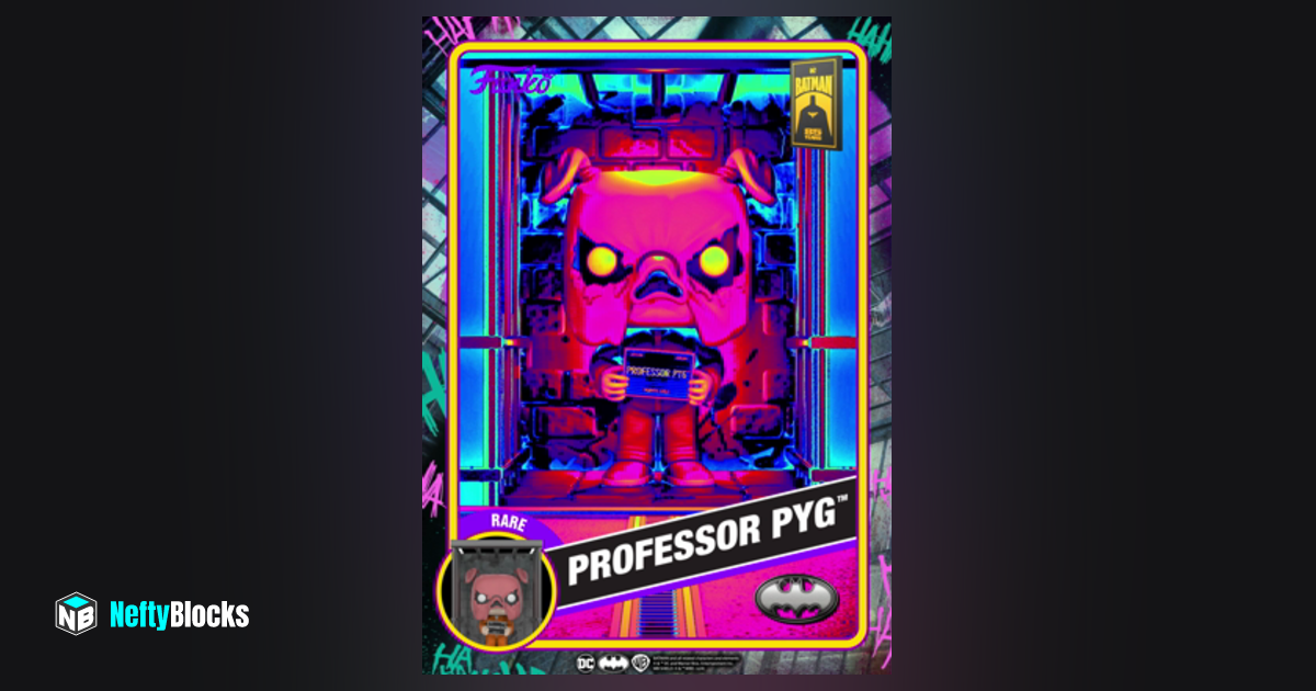 Professor Pyg #2334 | NeftyBlocks | The #1 Trade to Earn NFT ...