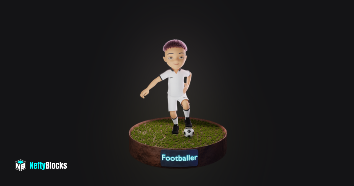 Footballer #114 | NeftyBlocks | The #1 Trade to Earn NFT Marketplace on WAX