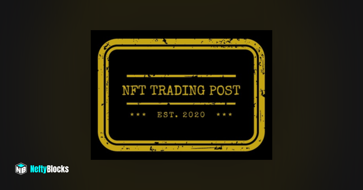 NFT TRADING POST LOGO 2020 | YELLOW #2392 | NeftyBlocks | The #1 Trade ...